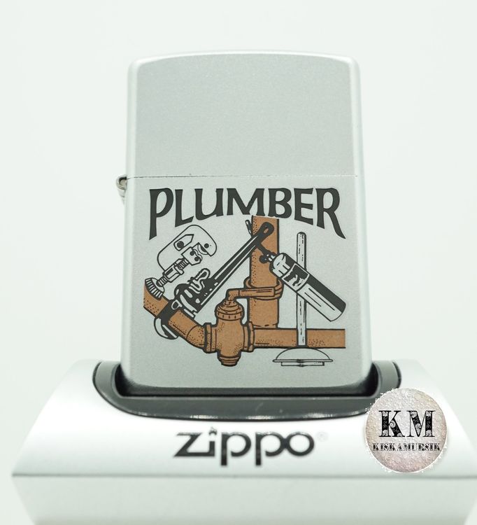 ZIPPO® AT WORK SERIE -PLUMBER - PRINT - 2003 - UNGEZÜNDET | Kaufen auf ...