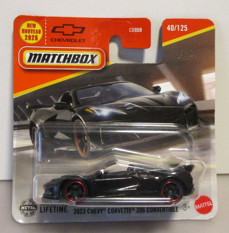 MATCHBOX 2023 CHEVY CORVETTE Z06 CONVERTIBLE - JBR33 (Neu und ...