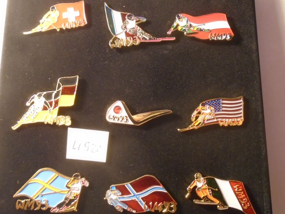 9 ver. Ski WM 93 Pins (U920) (Gebraucht) in Winterthur für CHF 9.9 ...