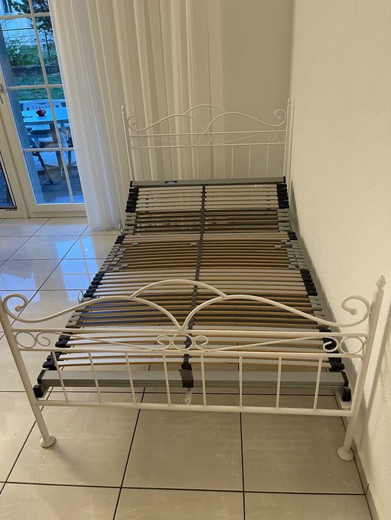 Metallbett Weiss Inkl Matratze Kaufen Auf Ricardo