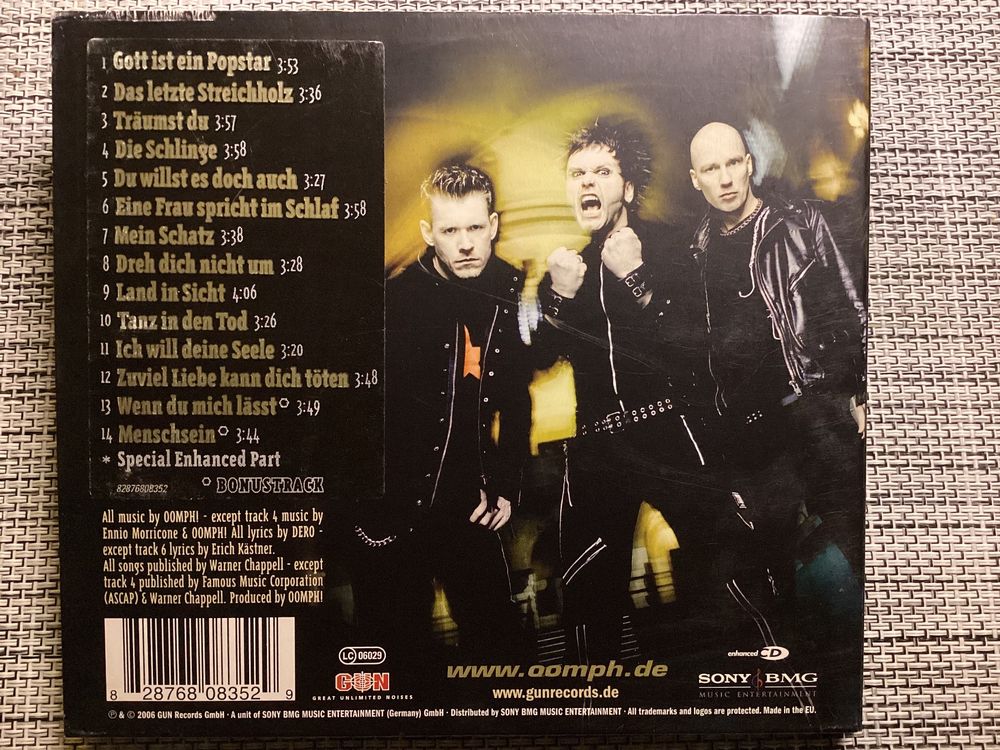 CD OOMPH! – GlaubeLiebeTod (Gebraucht) in Wil AG für CHF 0.5 – mit Lieferung auf Ricardo kaufen