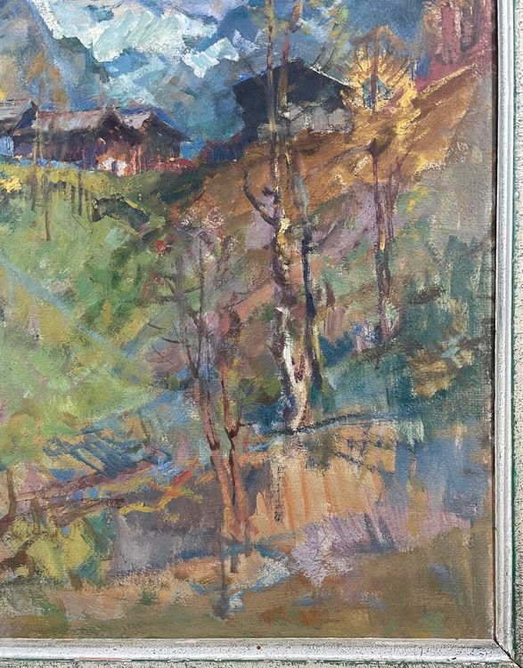 Armin Schwarzenbach (1914-2000) grosses Gemälde (Gebraucht) in Root für CHF 355 – mit Lieferung ...