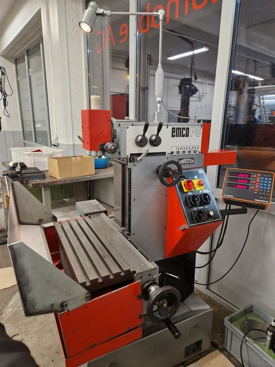 EMCO F3 Fräsmaschine, Top Zustand, Inkl. Zubehör! (Gebraucht) in Gossau ...