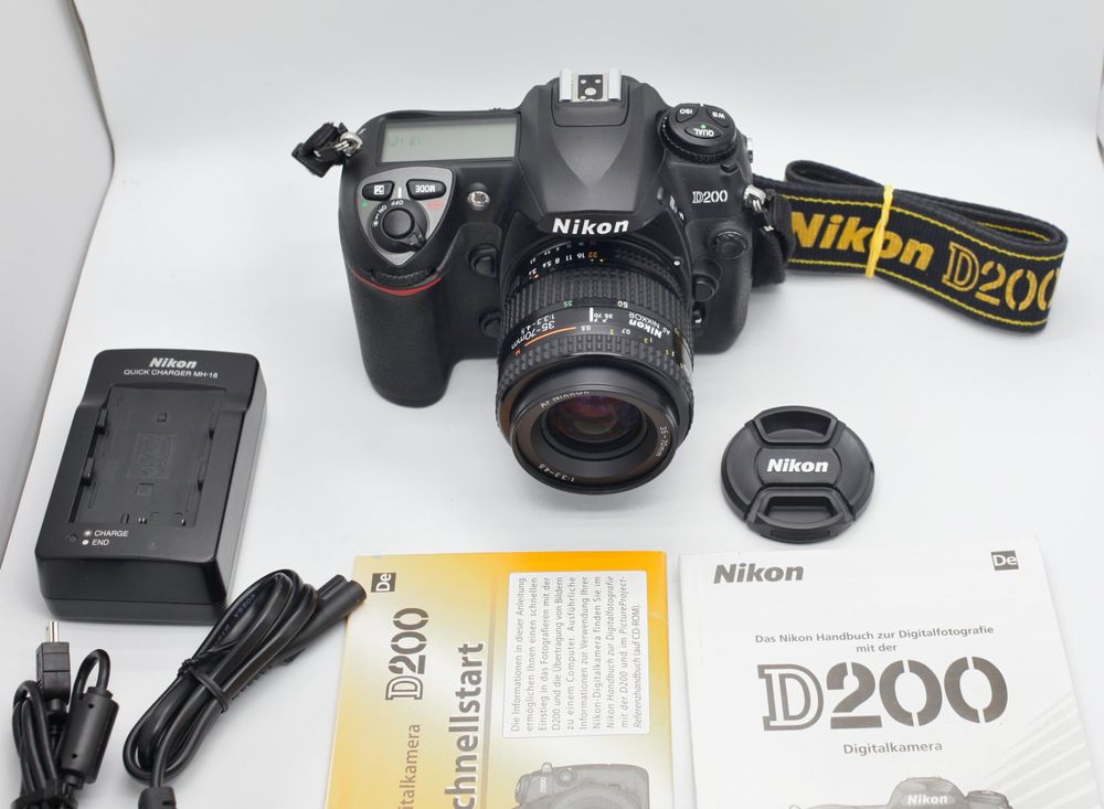 Nikon D200 mit Nikkor AF 35-70mm nur 9564 Auslösungen! (Gebraucht) in ...