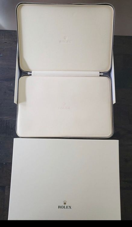 Original Rolex Uhrenetui / Koffer für 12 Uhren aus Leder NEU (Neu ...