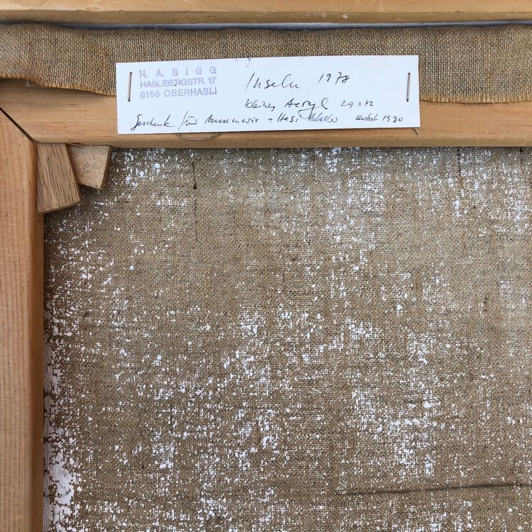 Hermann Alfred Sigg (1924) Orig. Gemälde | Kaufen auf Ricardo