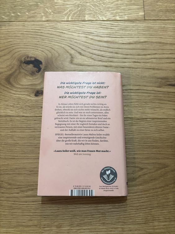 "Zurück zu mir" von Laura Malina Seiler - Top Zustand! (Gebraucht) in Riggisberg für CHF 10 ...