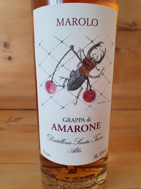 Marolo, Grappa di Amarone, Vendemmia 2017 Riserva, 70cl Fl. (Neu und ...