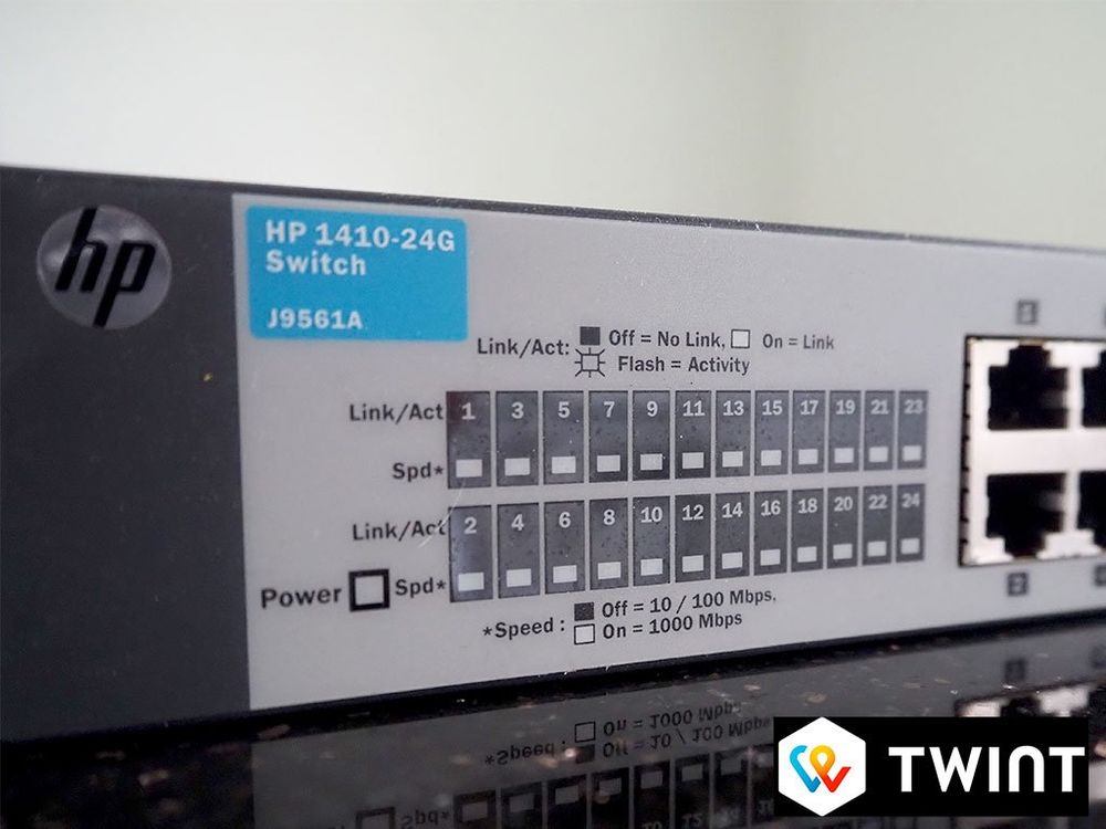 HP ProCurve 1410-24G 10/100/1000 Switch, SFP, Rackmount, 19" (Gebraucht ...