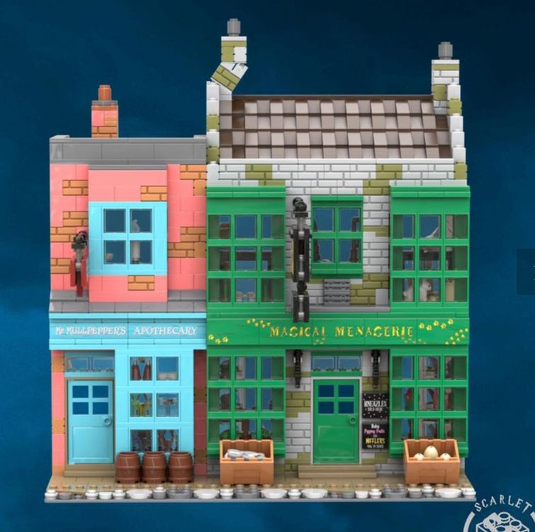 Lego Harry Potter MOC: Magical Menagerie and Mr Mullpepper's (Gebraucht ...