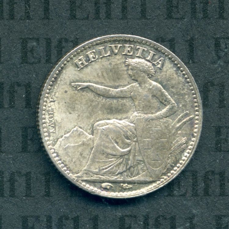 CHF___0.50 1851 stgl 50 Rappen (Neu (gemäss Beschreibung)) in Widnau für CHF 460 – mit Lieferung ...