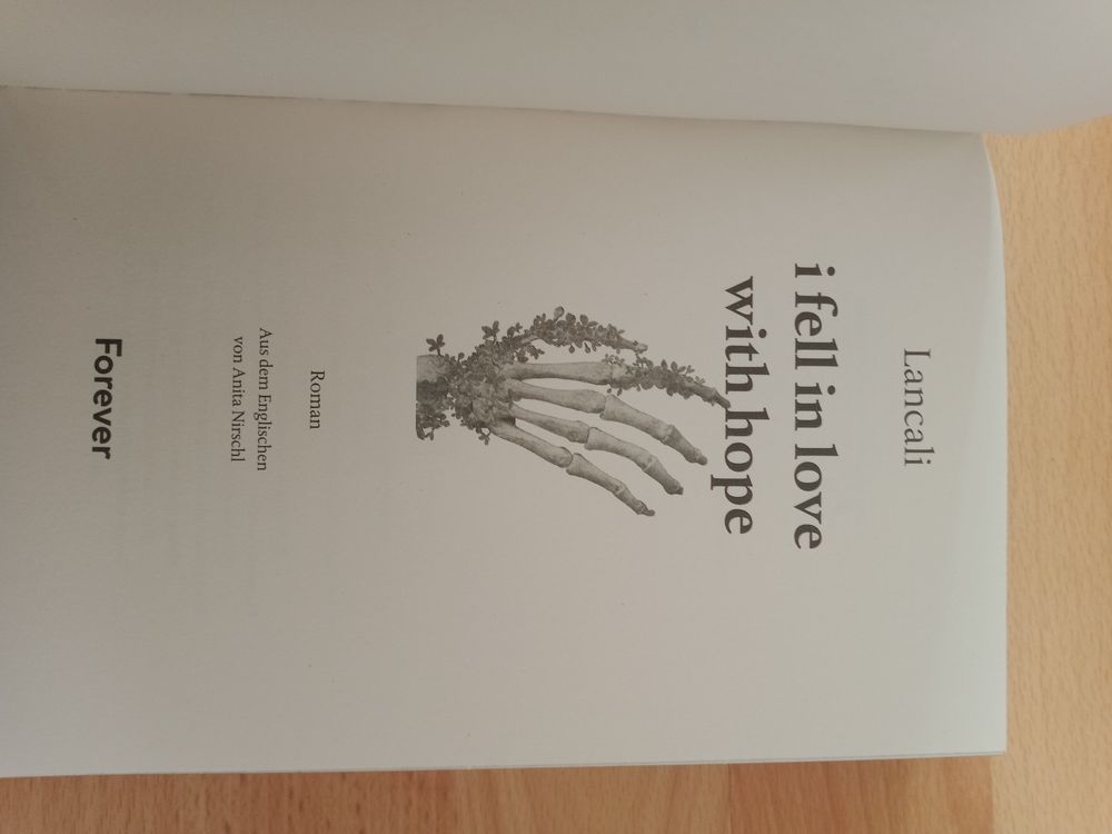 Lancali I fell in love with hope TikTok BookTok 29.2.2024 (Neu (gemäss ...