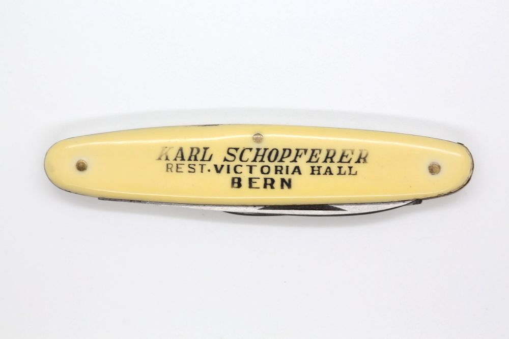 Karl Schopferer Rest. Victoria Hall Bern Sackmesser (Gebraucht) in ...