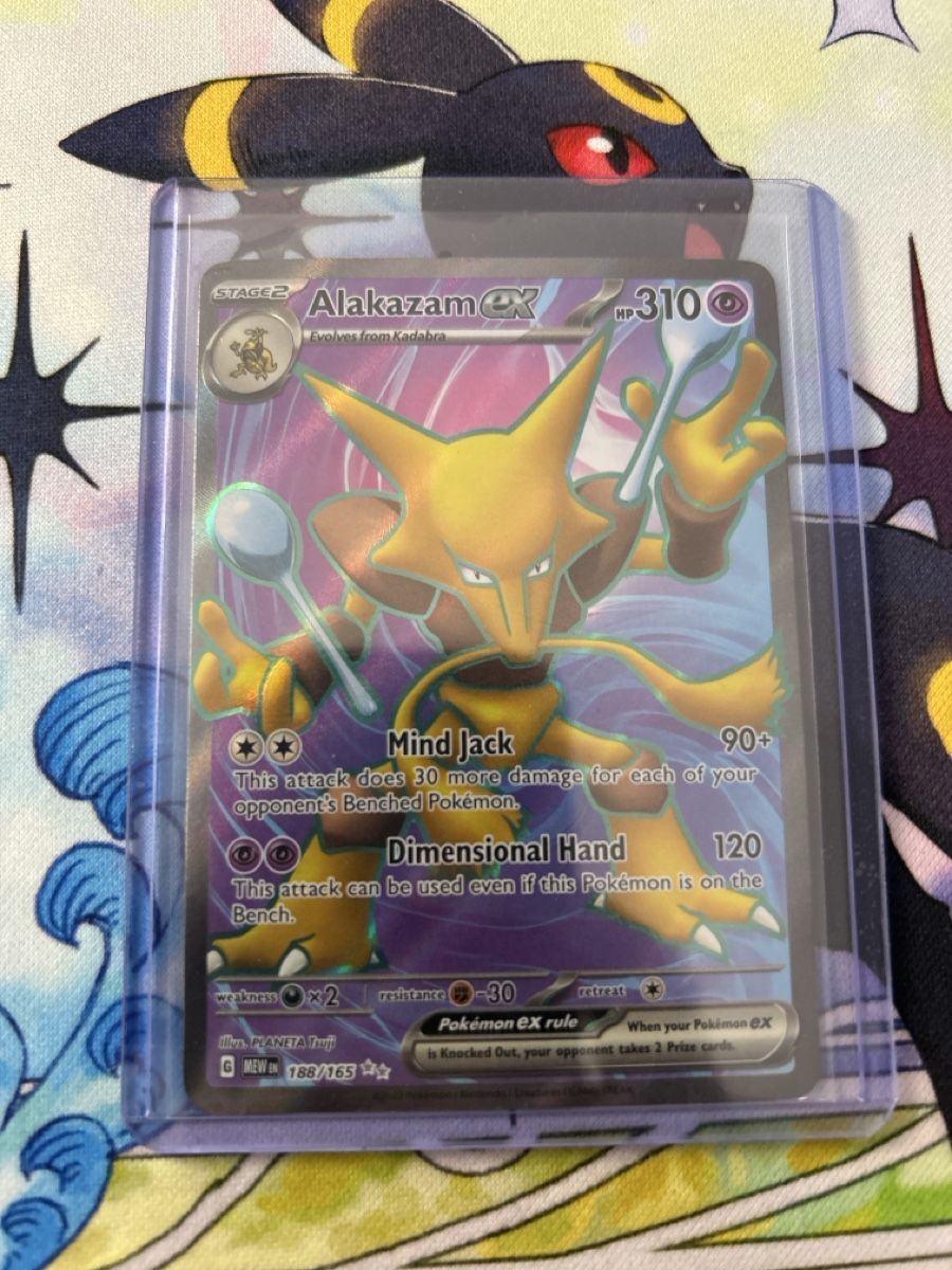 Pokemon 151 Alakazam EX full art 188/165 (Neu (gemäss Beschreibung)) in ...