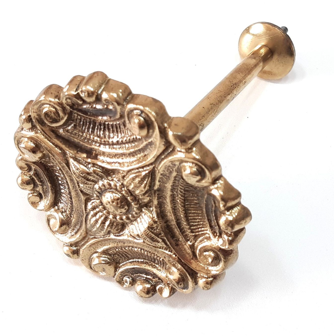 Rosette aus vergoldetem Messing - Rosace en laiton doré (Neuf (Voir ...