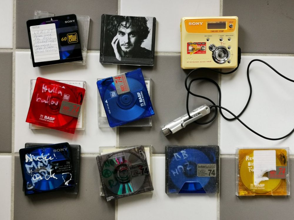 MiniDisc-Walkman SONY MZ-N 505 MDLP2+4 / netMD und MiniDiscs (Gebraucht ...