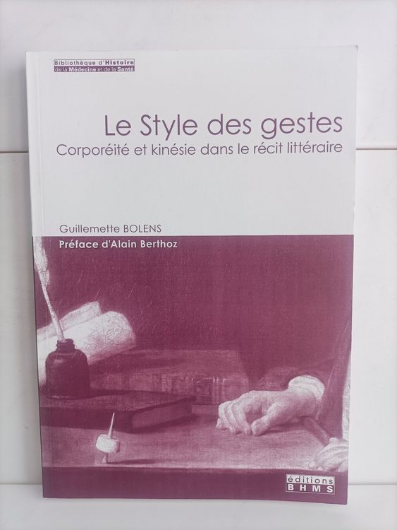 Le style des gestes - Corporéité et kinésie dans le récit li (D ...