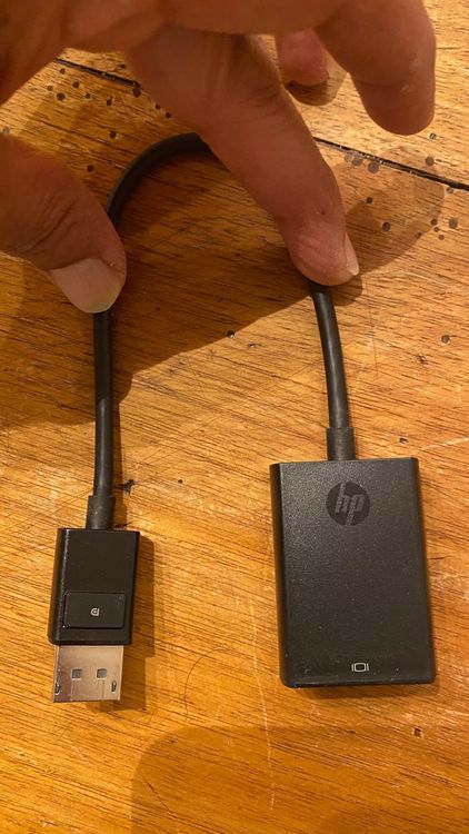 Original HP Display port - VGA Adapter 30cm (Gebraucht) in Zürich für ...