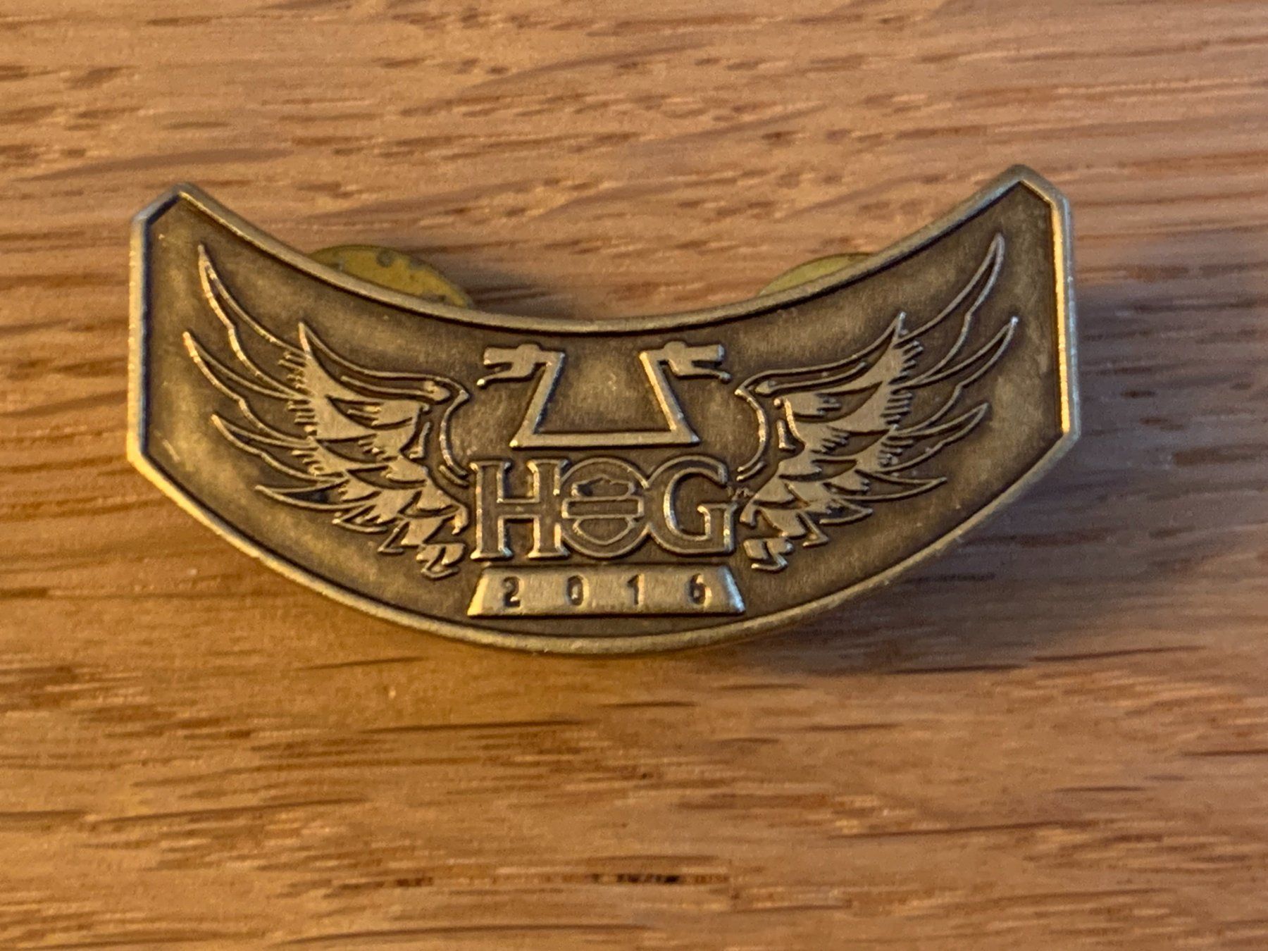 Harley Owners Group 2016 Patch mit Pin, Top Zustand (Neu und ...