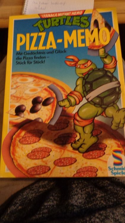 Teenage Mutant Hero Ninja Turtles Pizza Memo-Spiel (Neu (gemäss Beschreibung)) in Guggisberg für ...