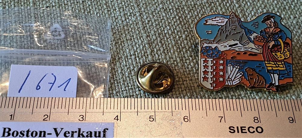 I671 - Kunst Pin Simone Erni - Wallis (Gebraucht) in Reinach BL für CHF ...