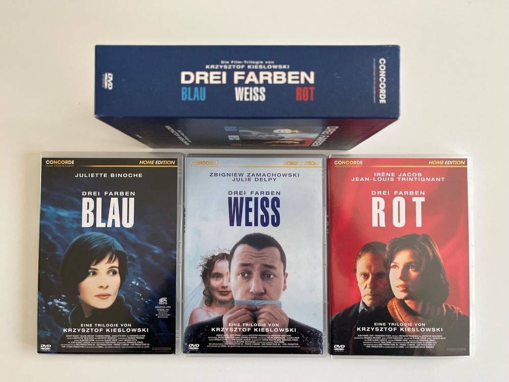 Drei Farben Blau Weiss Rot - Kieslowski DVD Collection (Gebraucht) in ...