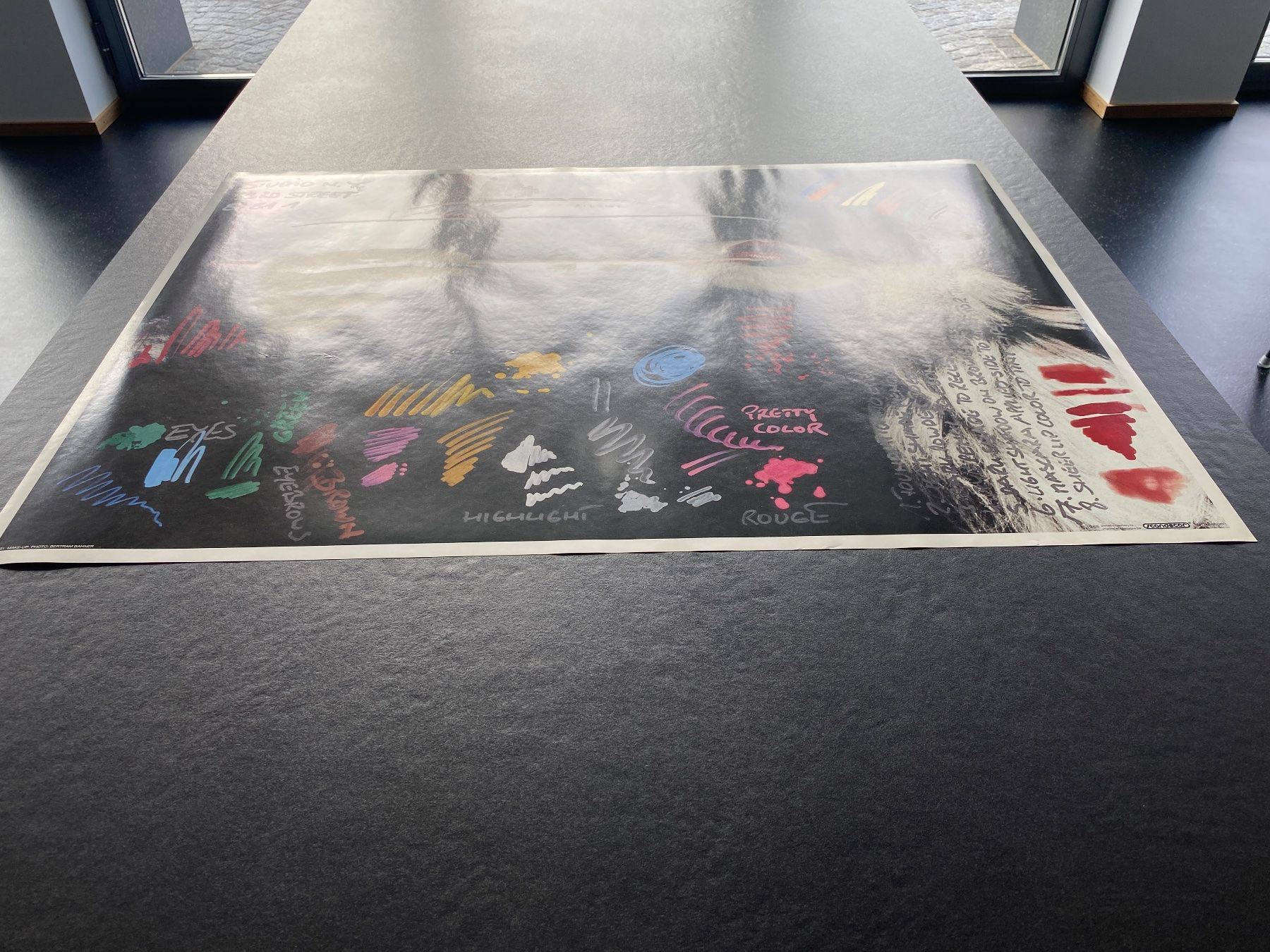 👩🏼‍🎨 Art Poster B. Bahner, Make up, Neuwertig! 🎨 (Neu (gemäss ...