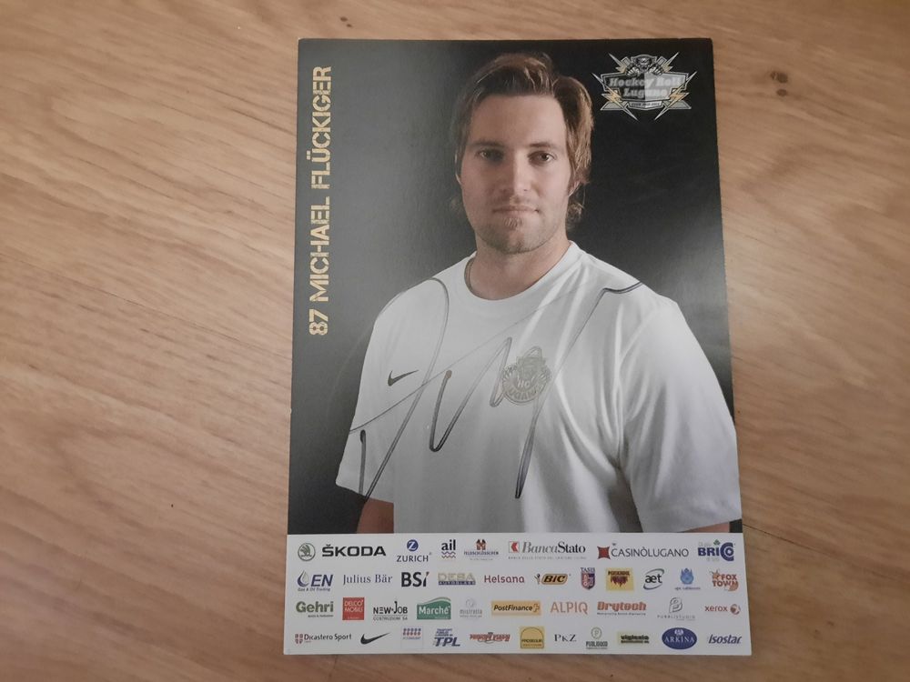 Michael Flückiger / HC Lugano #87 (Gebraucht) in Worben für CHF 4 – mit ...