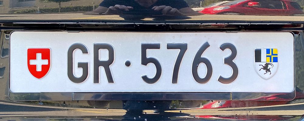 Kontrollschild GR 5763 | Kaufen auf Ricardo