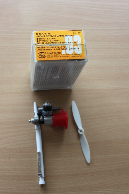 Modellmotor Hegi G-Mark .03 Mit Tank und Schalldämpfer (Neu (gemäss ...