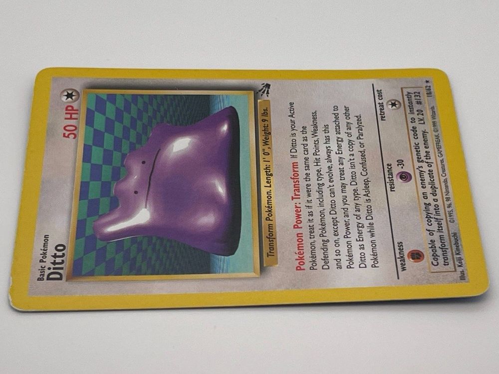 Ditto 18/62 Rare Pokémon Fossil | Kaufen auf Ricardo