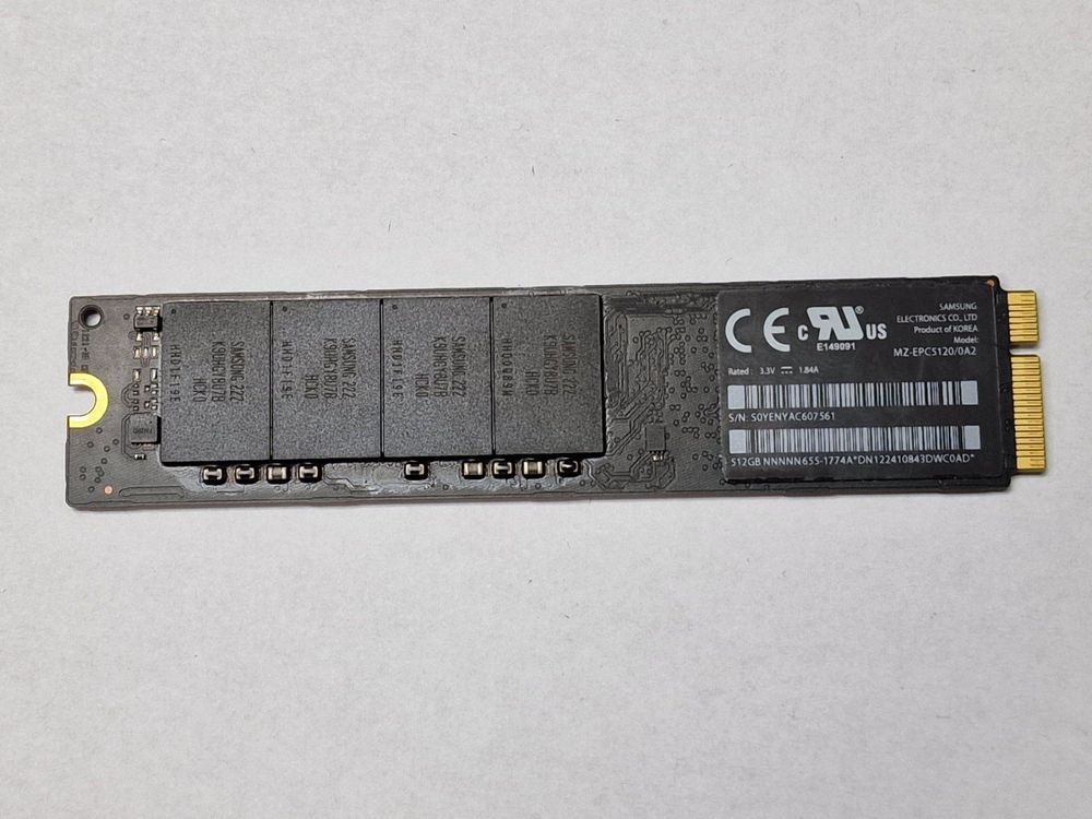 Apple SSD 512GB, MZ-EPC5120/0A2 | Kaufen auf Ricardo
