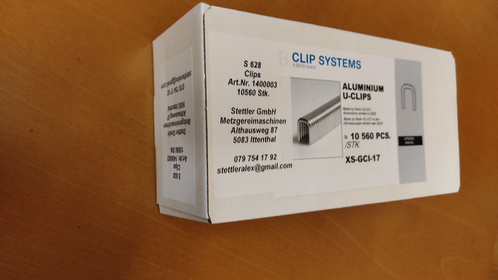 Clips Klipps S 628 zu Poly Clip System für Metzgerei | Kaufen auf Ricardo