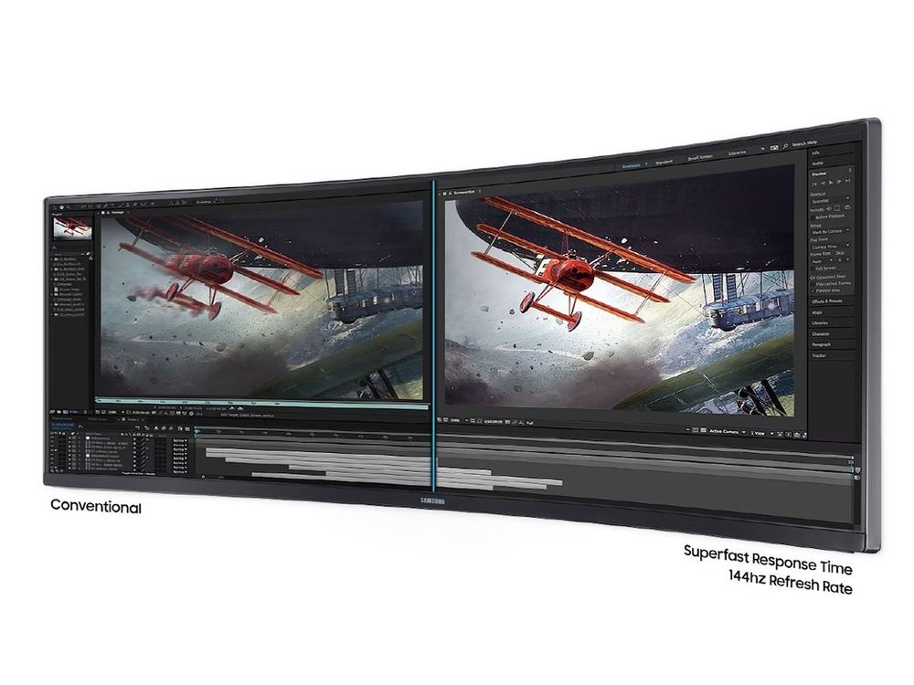 Bildschirm 49" Samsung QLED C49HG90 Curved 3 Monate Garantie | Kaufen ...