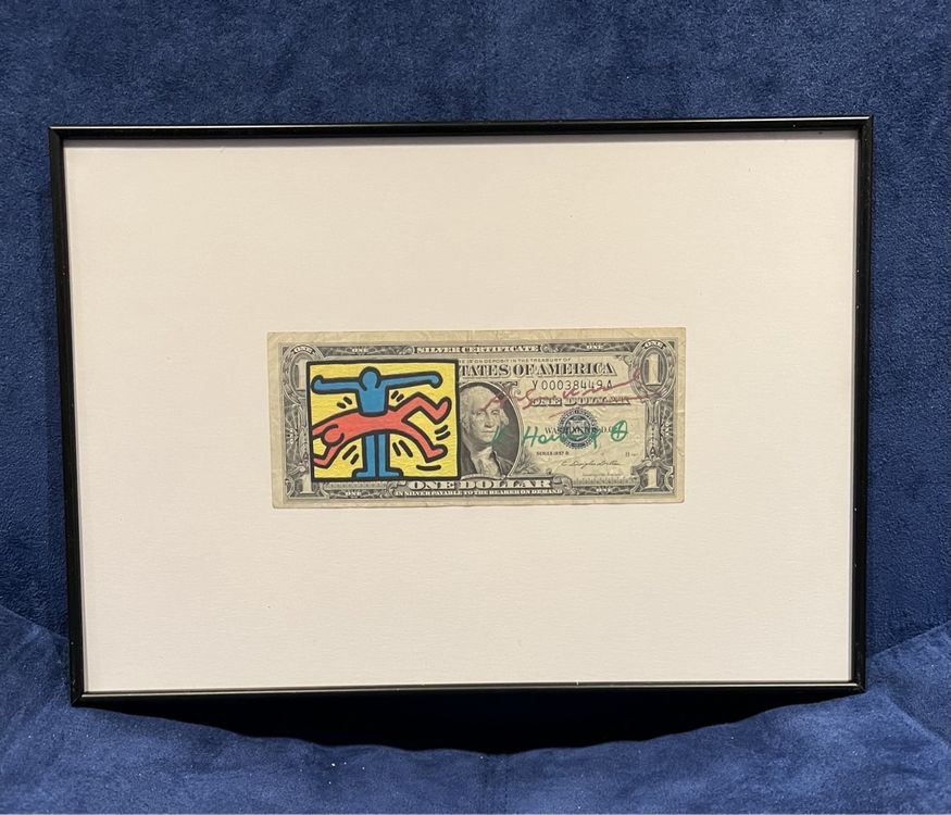 Andy Warhol & Keit Haring Mischtechnik auf Dollarnote (Gebraucht) in Busswil TG für CHF 279 ...