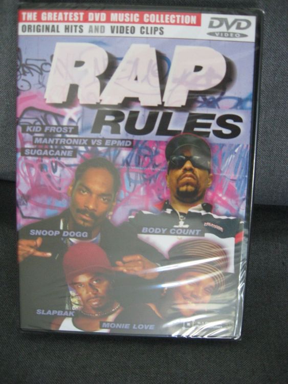 DVD - Rap Rules original Hits + Videos - originalverpackt | Kaufen auf ...