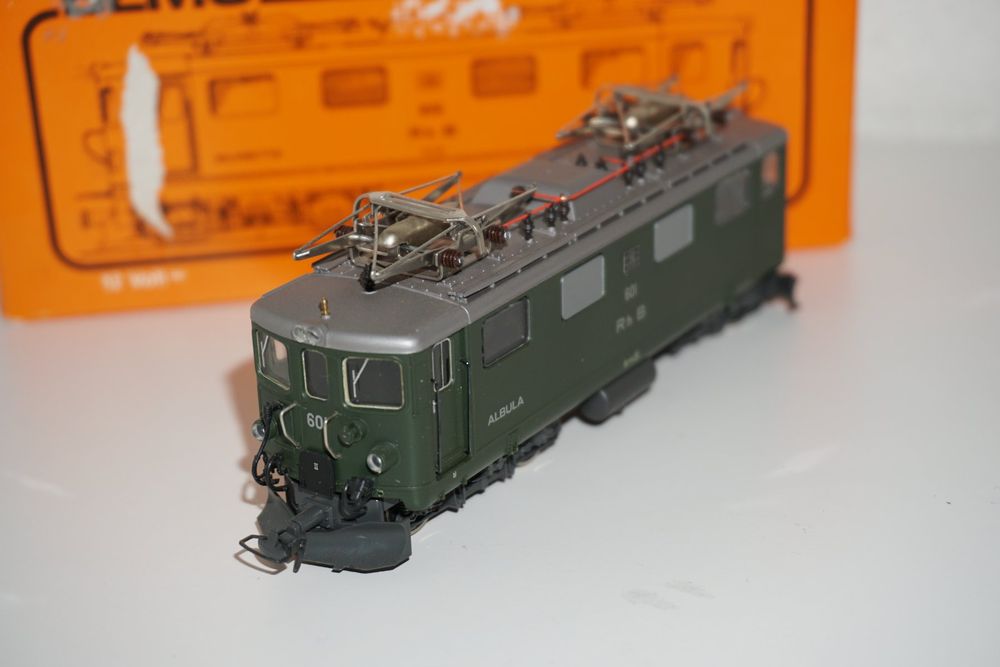 BEMO 1250/2 - RhB Ge 4/4 I 601 Albula grün H0m (Gebraucht) in Matten b. Interl für CHF 102 – mit ...