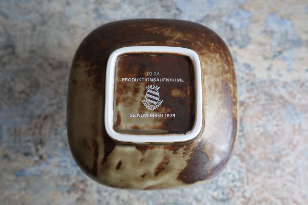 SAHARA VON LANGENTHAL VASE SPEZIELLE ECKIGE FORM | Kaufen auf Ricardo