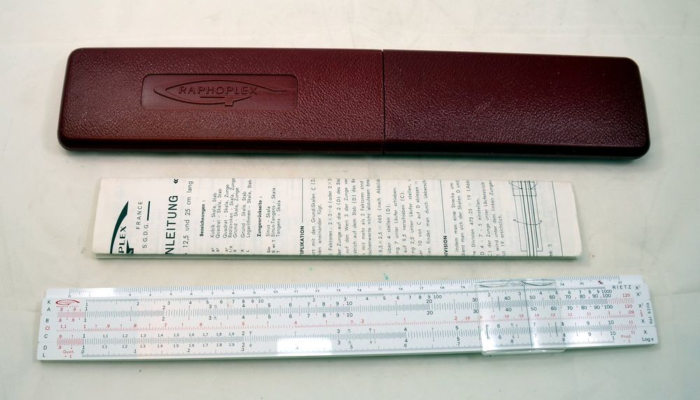 Rechenschieber RAPHOPLEX 620 a Rietz (Gebraucht) in Esslingen für CHF 9 ...