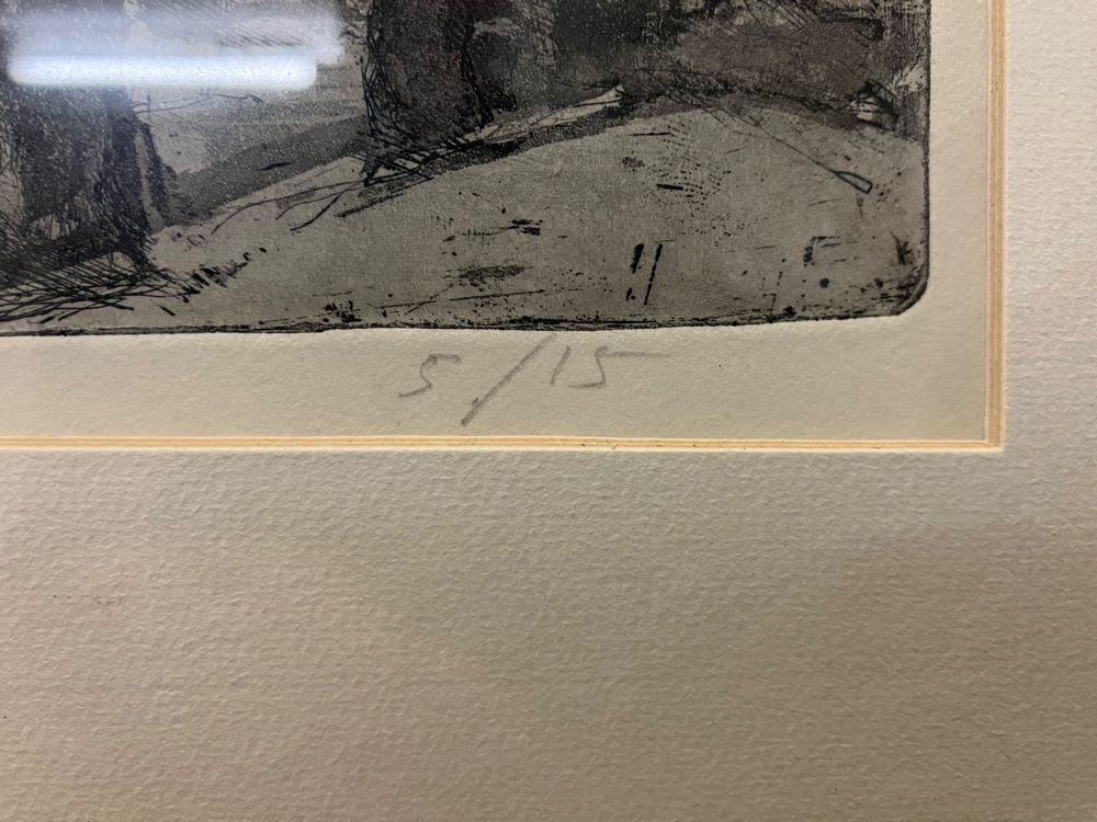 Charles Wyrsch, Radierung 1969 (Gebraucht) in Wetzikon ZH für CHF 50 – mit Lieferung auf Ricardo ...