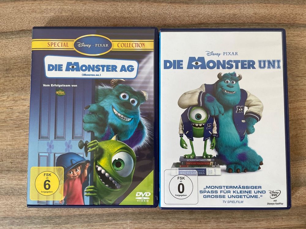 Die Monster AG und Uni auf DVD (Gebraucht) in für CHF 5 – mit Lieferung ...