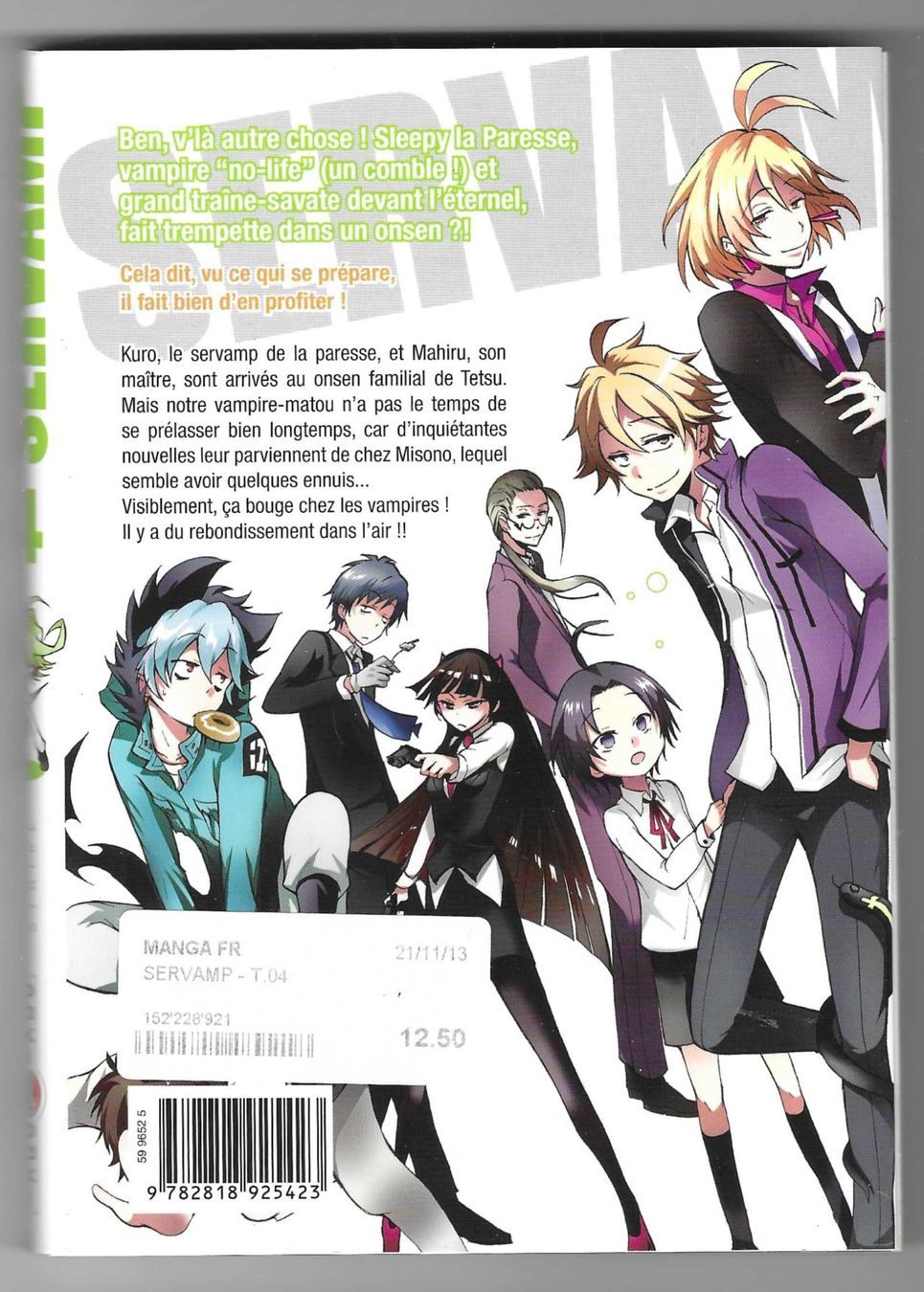 MANGA - SERVAMP 4 (D'occasion) à Bex pour CHF 1 – avec livraison ...