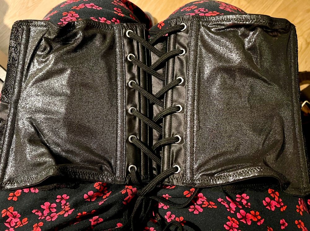 LASCANA Strapsgürtel Corsage, schwarz, m. Spitze, Grösse L | Kaufen auf ...