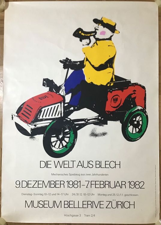 Die Welt aus Blech Grosse Litho Plakat | Kaufen auf Ricardo
