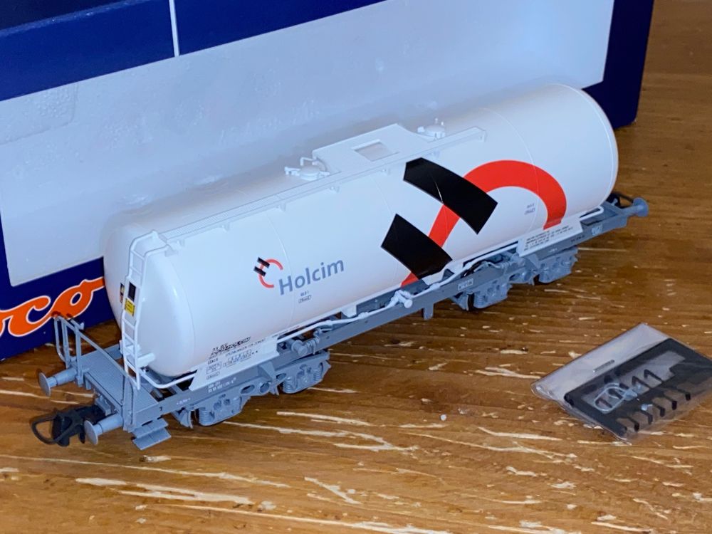AEMA 101243-6 H0/DC Roco 47559 SBB Kesselwagen Holcim (Neu und ...