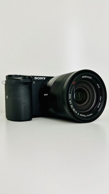 Sony α6500 + Zeiss 16–70mm F4 OSS | OVP | 128GB SD (Gebraucht) in ...