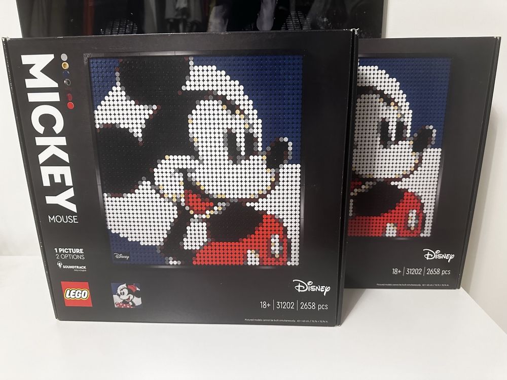 2x Lego Art 31202 - Disney’s Mickey & Minnie Mouse - Neu (Neu und ...