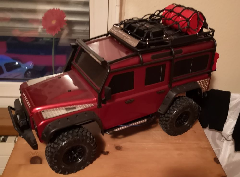 Traxxas TRX4 Land Rover Crawler Rot 1:10 4WD (inkl. Extras) (Gebraucht ...