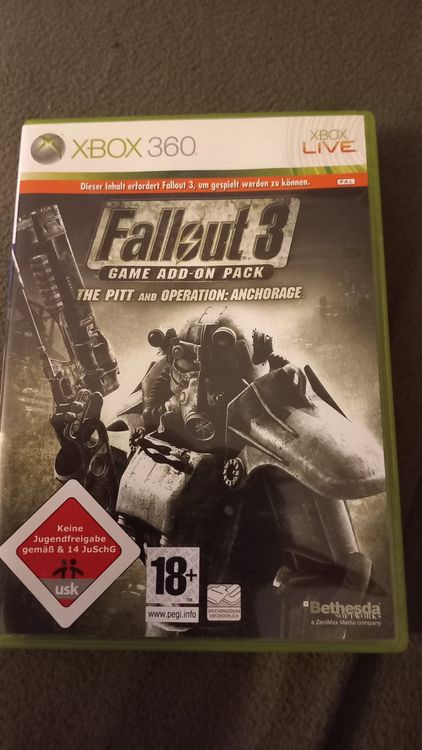 Fallout 3 - The Pit&Operation Anchorage Add-On Xbox360 Game (Gebraucht ...