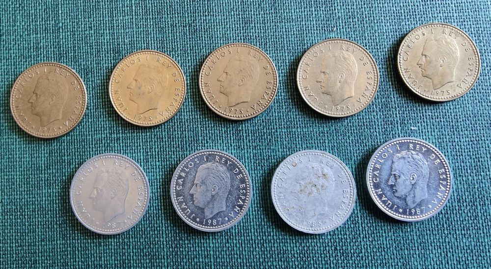 Espagne Juan Carlos- Pesetas 1 à 500 (D'occasion) à St-Léonard pour CHF 15 – avec livraison ...